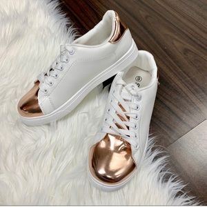 Soho | Shoes | Soho Metallic Toe Sneaker | Poshmark